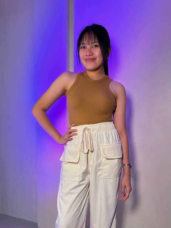 Summer Racer back Sando Crop top Trendy Rib Knitted Tank Top - TikTok ...