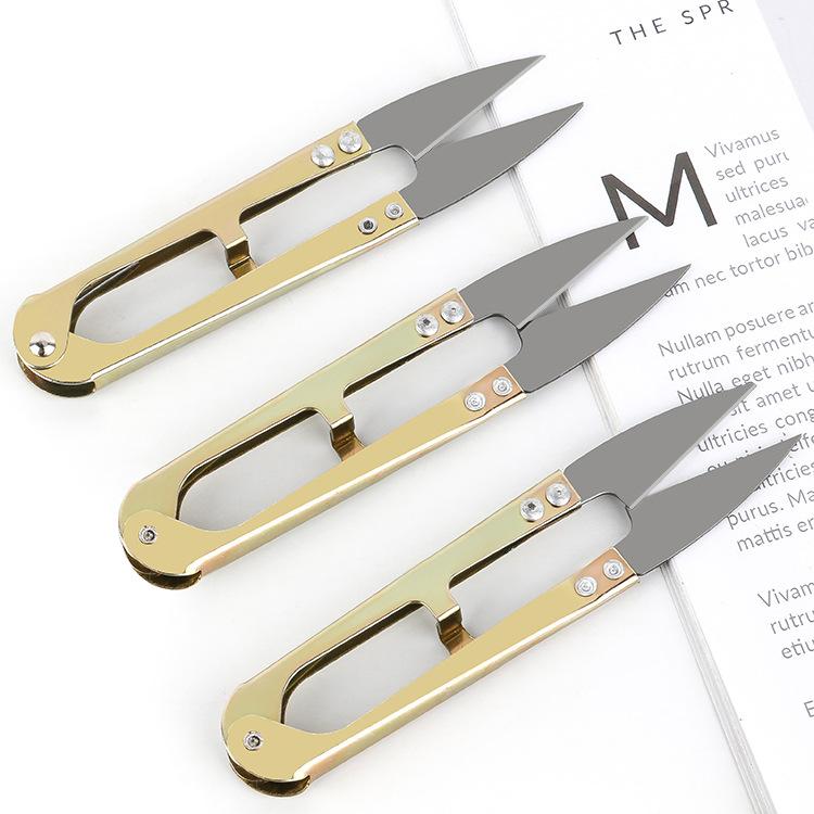 V-Shaped Wrought Iron Scissors Cross Stitch Repair Line Thread End ...