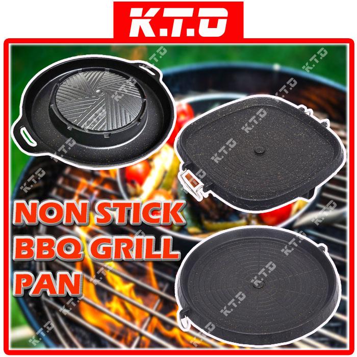 Korea BBQ Grill Pan Non Stick Stone Coating Mookata Thai BBQ - TikTok ...