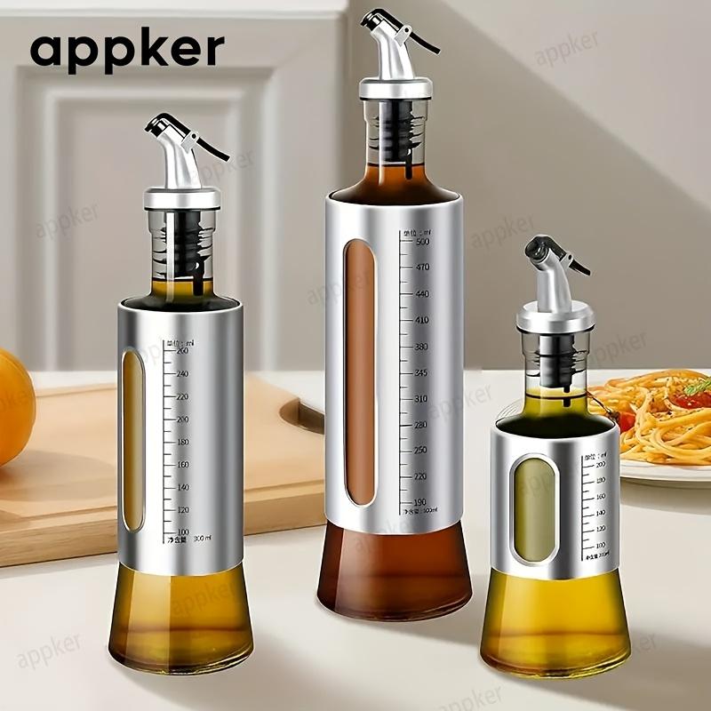 Set Dispenser Minyak dan Cuka Kaca,dengan Muncung Tuang Keluli - TikTok ...