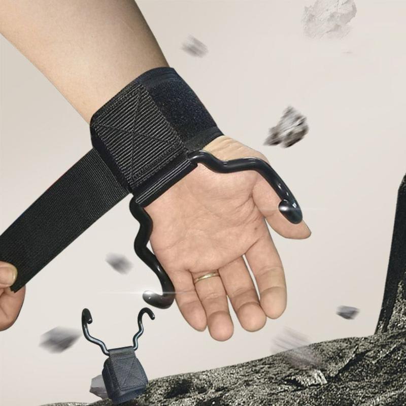 1 PC/Pair Wrist Support Grips Pull-up Weight Lifting Grip Hook - TikTok ...