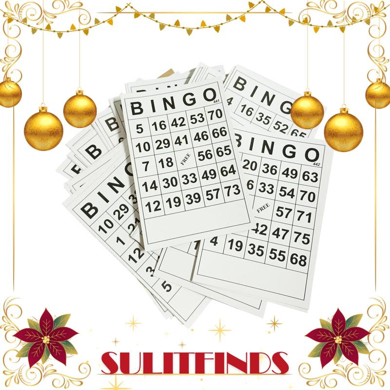 Bingo Cards (Each card has a unique set of numbers) - TikTok Shop ...