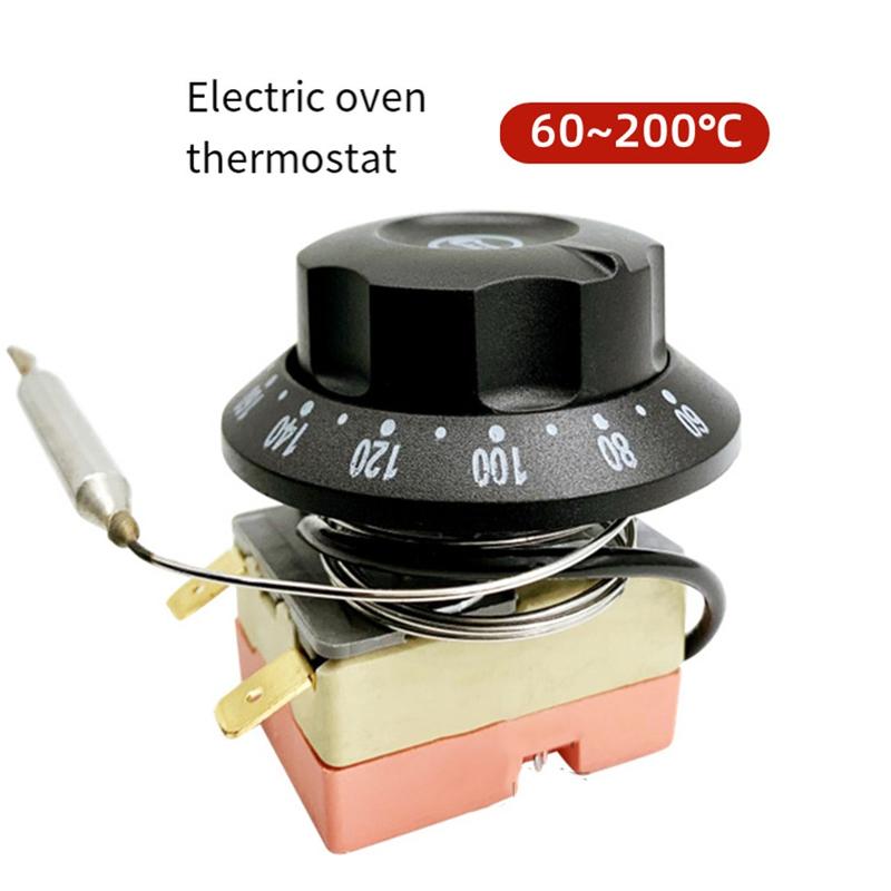 Tombol Ketuhar Elektrik, Termostat, Julat 60-200 °, 250V, Suis - TikTok ...