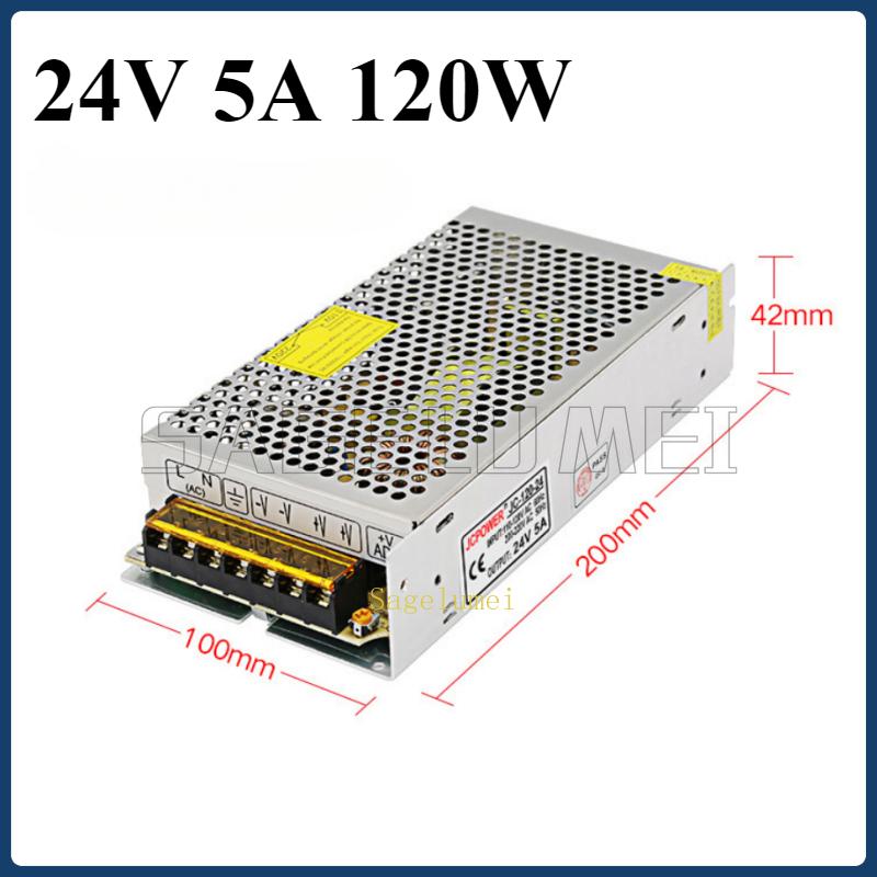 New Led Lighting Transformers DC24V 5A 120W Constant Voltage - TikTok ...
