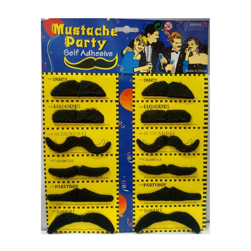 HENGy Novelty Mini Funny Fake Moustache with Special Disign Kids ...