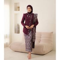 Promo Kebaya Ayu Janggan Wisuda Bridesmaid Kondangan Spesial Burgundy ...