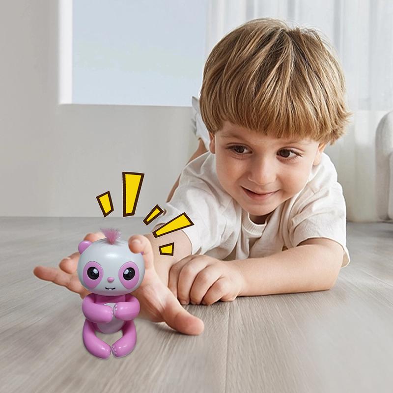 Talking Panda Electronic Toys Interactive Intelligent Animal Fingertip Toy Touch Sensor Pet Toy ...