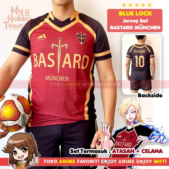Jual Kostum Jersey Blue Lock Bastard Munchen No. 10 Michael Kaiser ...