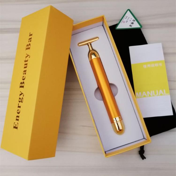 Gold Stick 24K Electric Beauty Bar Household Vibration T-Typ - TikTok ...