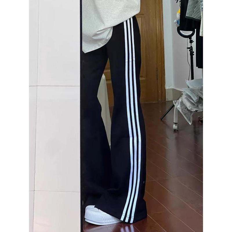 Seluar Bootcut, Berkualiti Tinggi, Tiga Jalur, Untuk Wanita, - TikTok ...