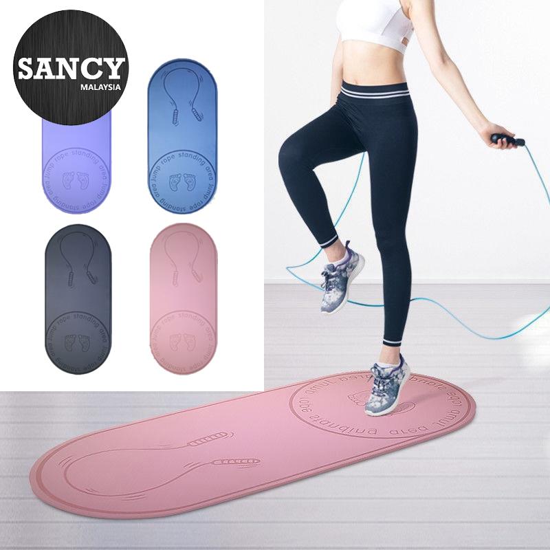Sancy Skipping Mat Jump Rope Exercise Yoga Mat Home Indoor Fitness ...