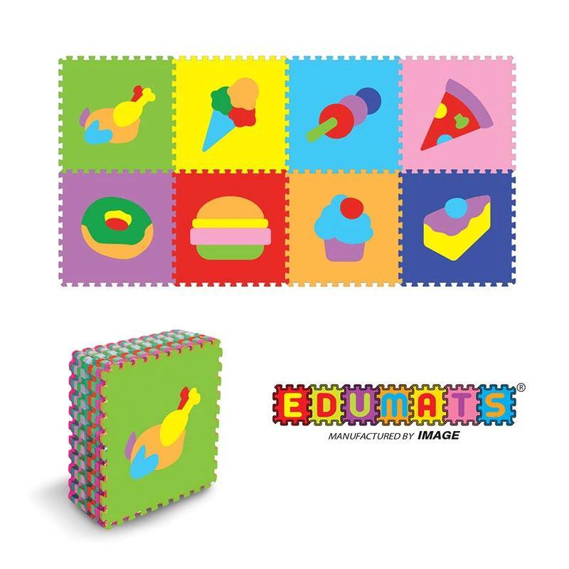 IMAGE TOYS edumat karpet matras evamat puzzle tikar Food Series Karpet ...