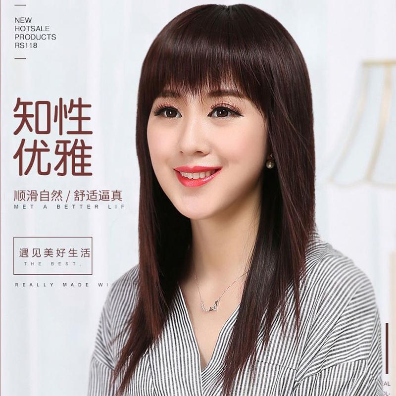 Summer Thin for Women Long Hair Real Hair Full 2022 New Fashion Bald ...