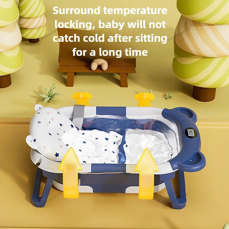 Foldable Newborn Baby Bath Tub Household Bebes Bath Tub Bathtub ...