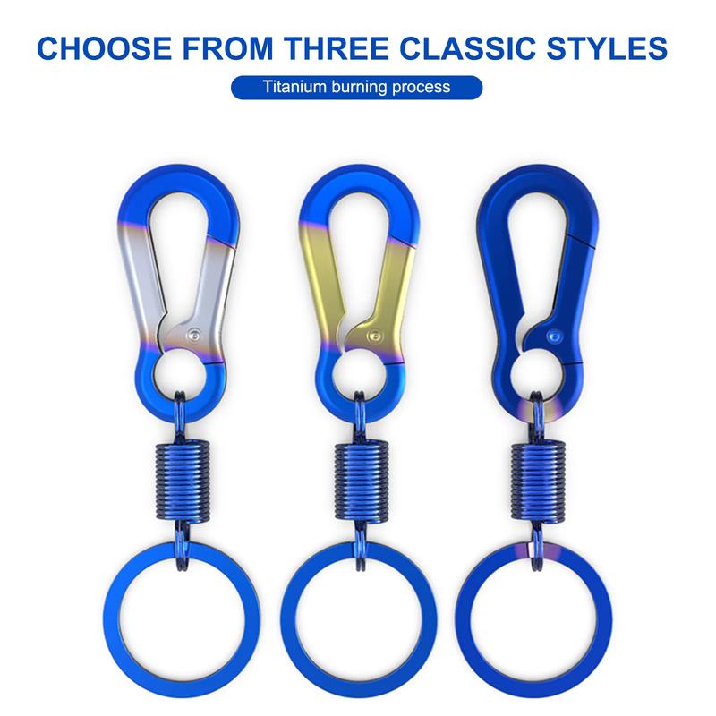 Titanium Keychain Creative Car motorcycle Pull hook Auto Key - TikTok ...