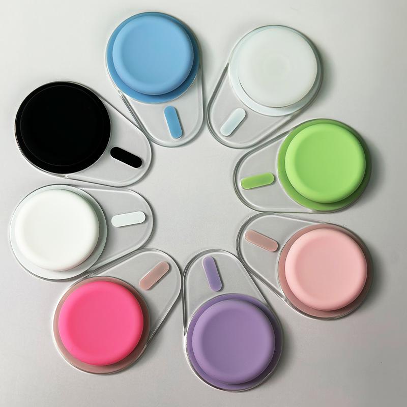 Silicon Color Magnetic Phone Grips Clear Finger Ring Holder Plain ...