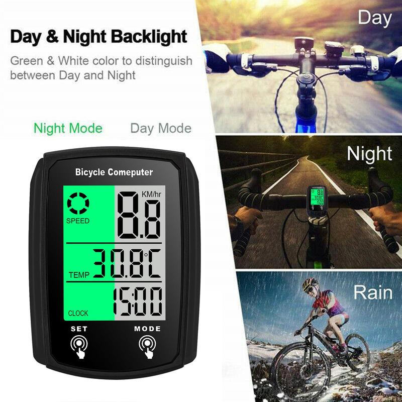 Jam randik berbasikal berwayar, Skrin Sentuh, dengan Speedometer ...