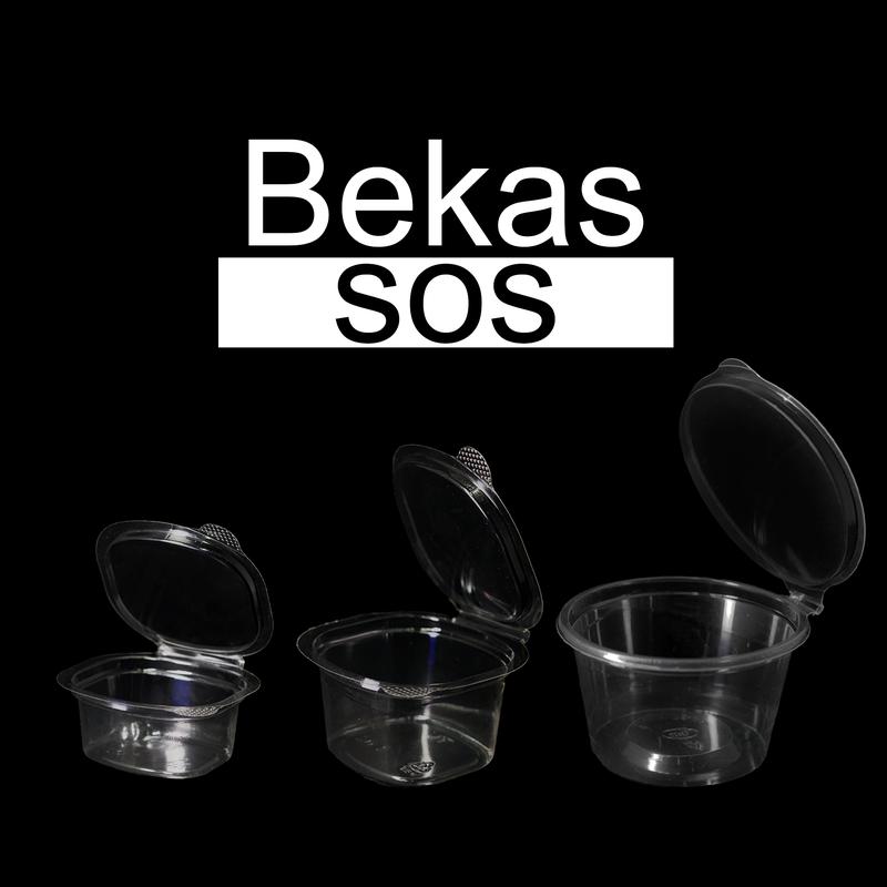 Plastic Sauce Container Bekas Plastik Sos (1oz, 2oz, 3oz) 50PCS ...