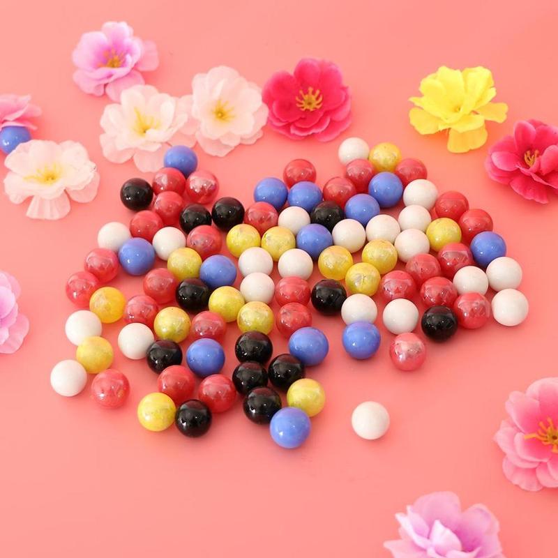 90x 16mm Colored Glass Marbles Balls Chinese Checkers Marble - TikTok ...