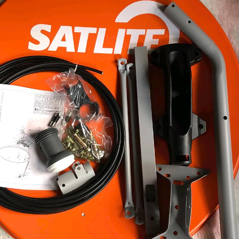 SATLITE DISH/ ODU SET.. WITH WIRE, LNB, CONNECTOR - TikTok Shop Philippines