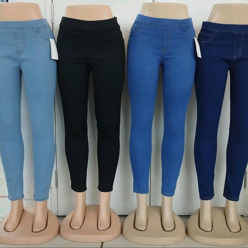 Women's Skinny Fit Jegging | Kain Soft & Stretchable Waist Getah | Soft ...