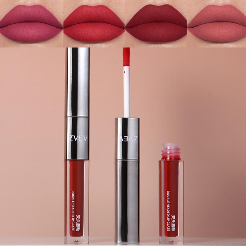 COD ZVEV 8 Colours 2-in-1 Glaze Lipstick Dual Ends Lipstick - TikTok ...