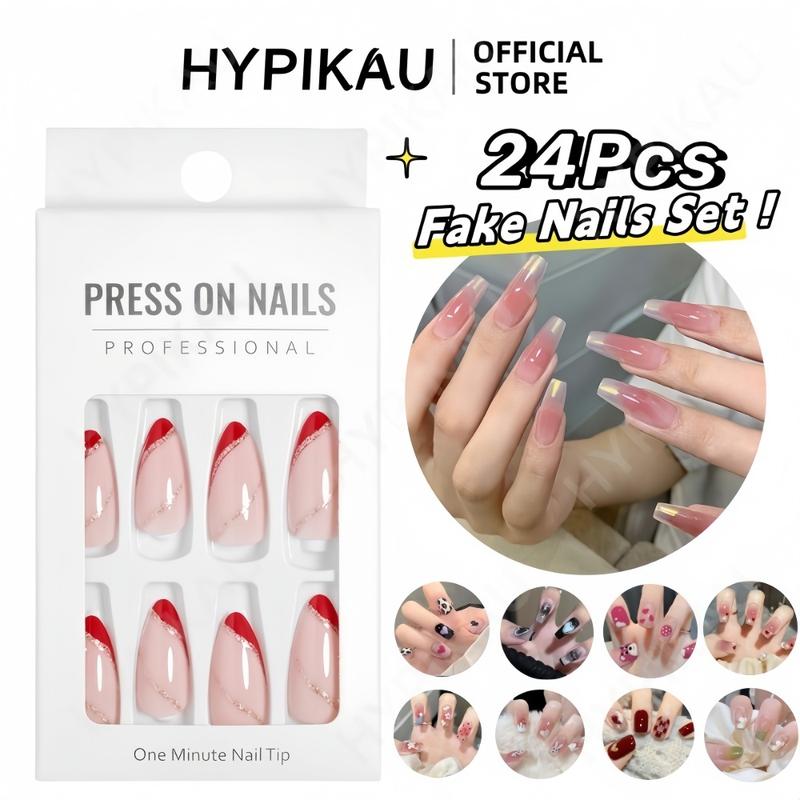 0514 HYPIKAU【Buy 1 get 4 freebies（nail glue*1+wooden stick*1+nail ...