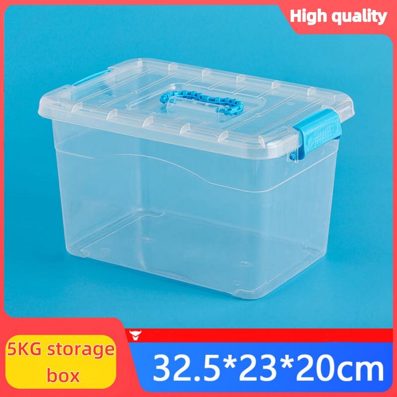 Container Storage Box Transparent Plastic Box With Lid Portable ...