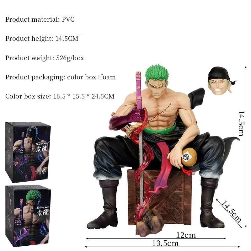 One Piece Zoro BT Roronoa Zoro Sitting On The Box With Flago - TikTok ...