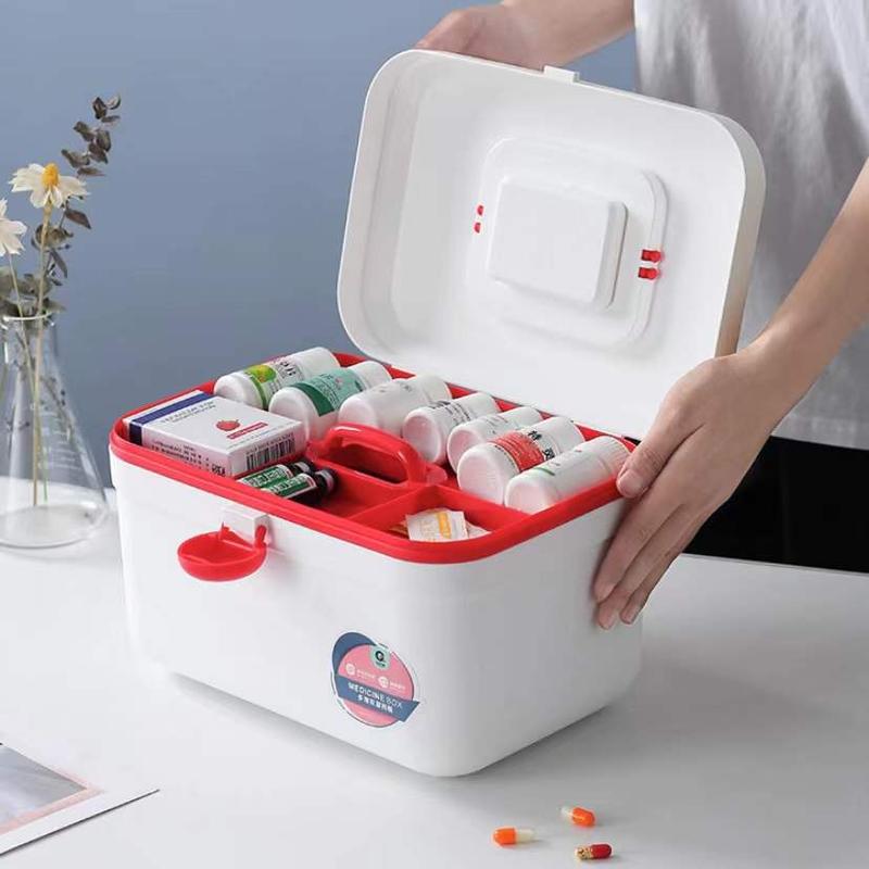 First aid kit emergency medicine storage box first aid kit set - TikTok ...