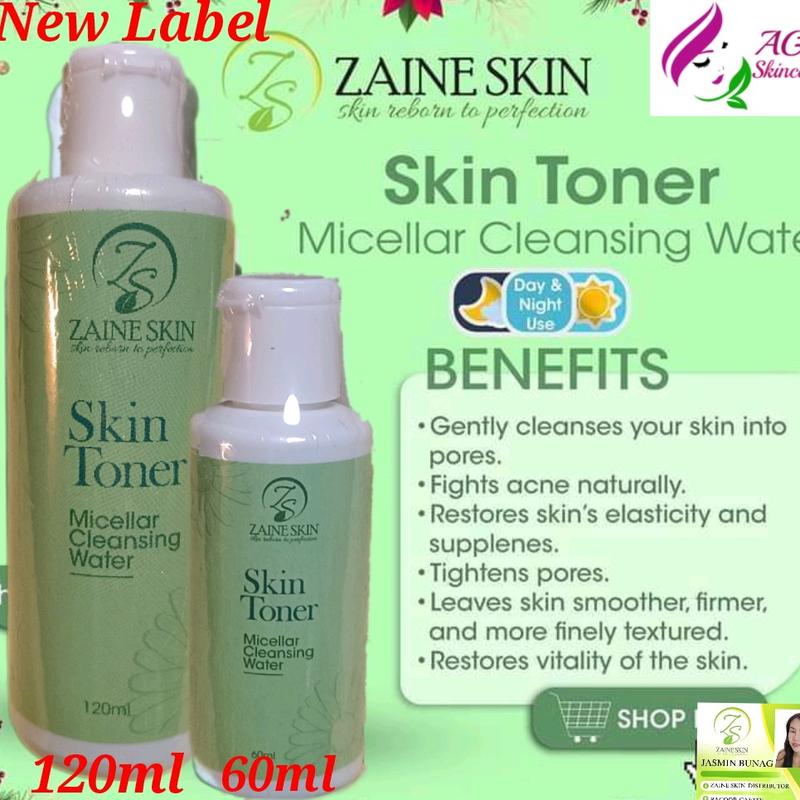 ZAINE SKIN TONER MICELLAR CLEANSING WATER WITH VITAMIN E AND - TikTok ...
