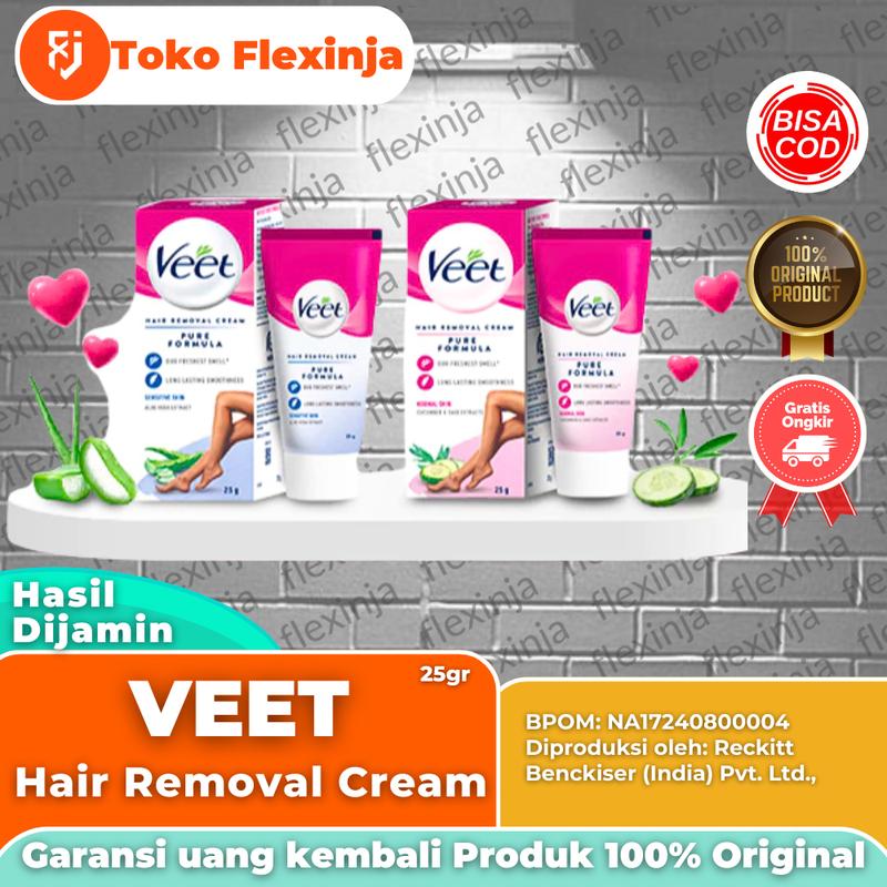 VEET Hair Removal Cream Sensitive Skin & Normal Skin - Krim Cepat ...
