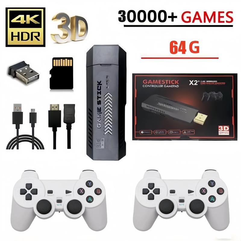 X2 Retro Game Stick, Plug and Play Video Game Stick with 30,000 ...