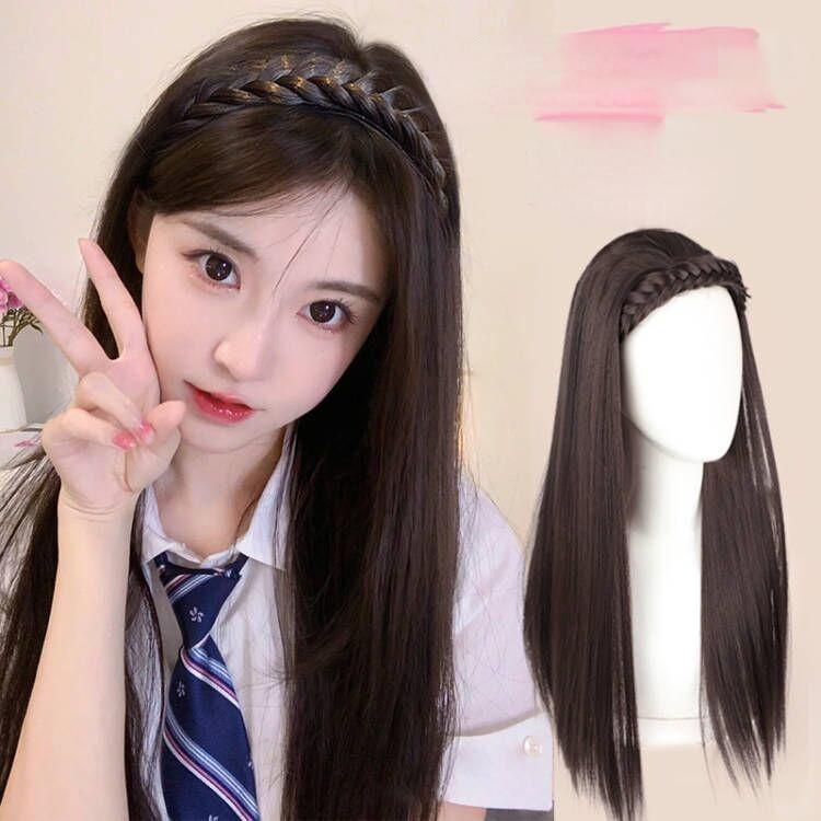 Rambut wanita lurus panjang H, menukar rupa H, ikat kepala tocang ...