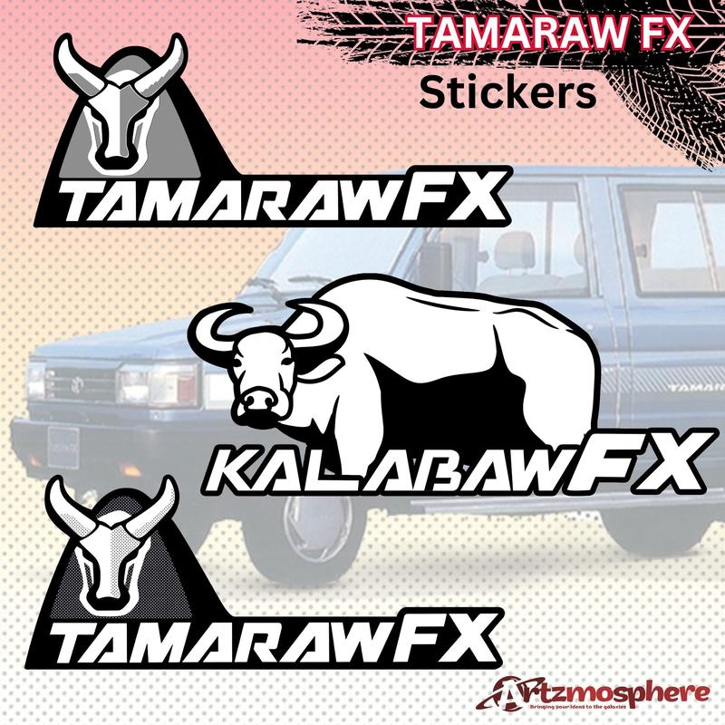 toyota tamaraw fx logo original/parody sticker - TikTok Shop Philippines