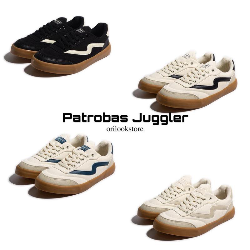 Sepatu Patrobas Juggler Black Gum, White Black,Olympic Blue & White Gum ...