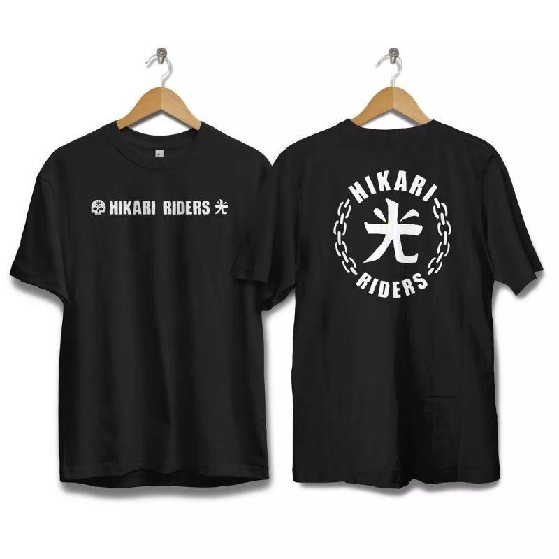 Hikari RIDERS Tshirt - Baju Cotton Unisex Lelaki Perempuan Basic ...