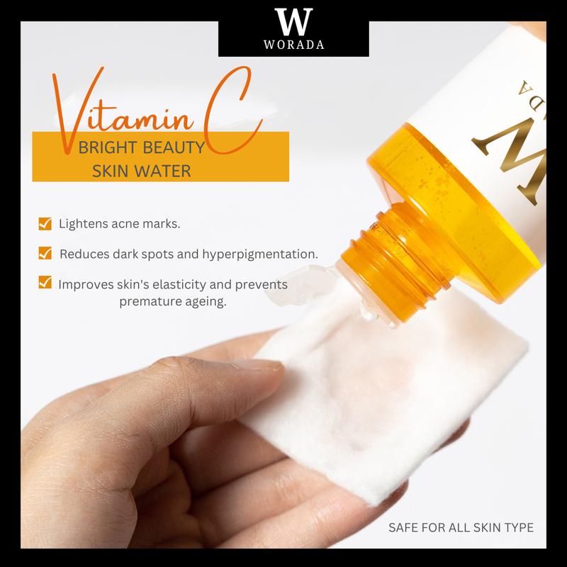 WORADA Vitamin C Bright Beauty Skin smooth Water toner 250ml - TikTok ...