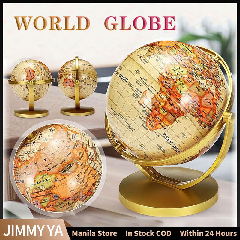 360° Rotating Globe World Globe Model Map Geography Educational ...