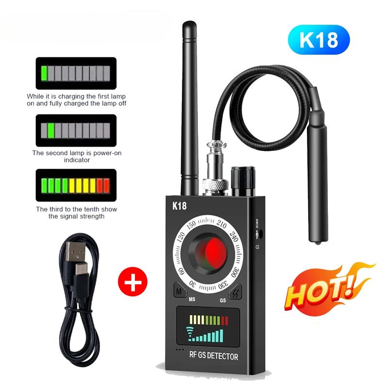 COD Ready Stock K18 Anti Candid Camera Detector Bug Gadgets Wiretapping ...