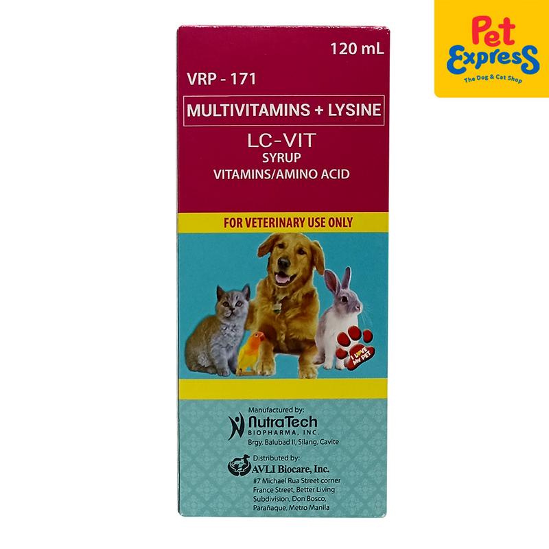 LC-Vit Pet Multivitamins in Syrup 120ml - TikTok Shop Philippines