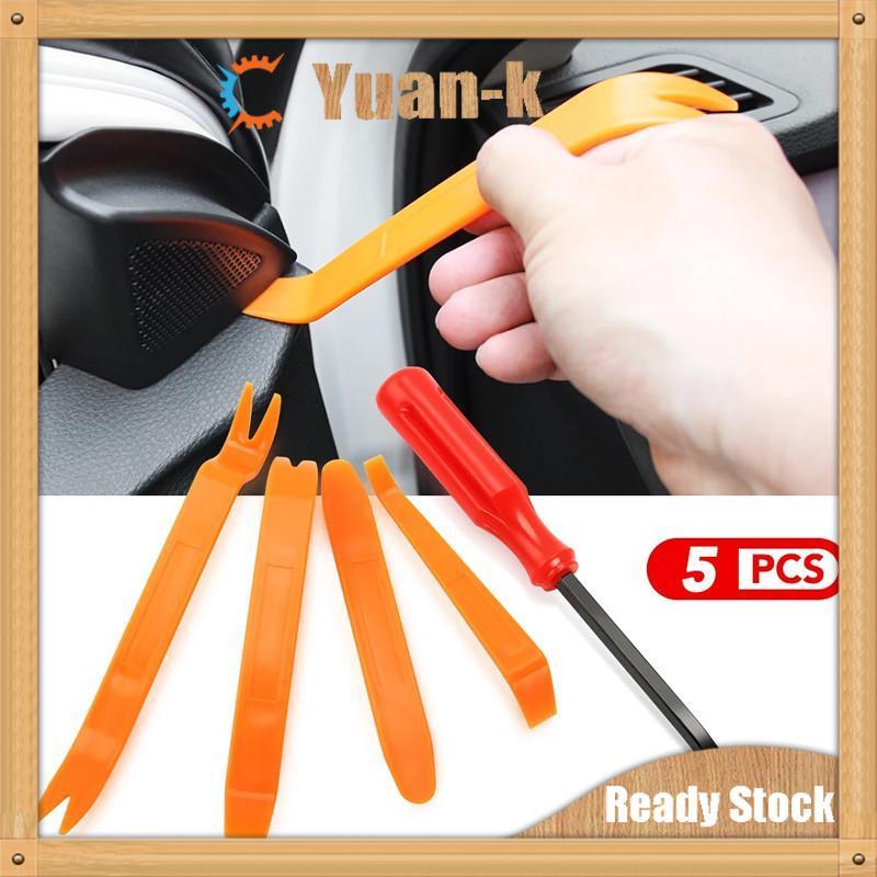 5Pcs Car Audio Disassembly Tool / Pengungkit Panel Mobil / Congkelan ...