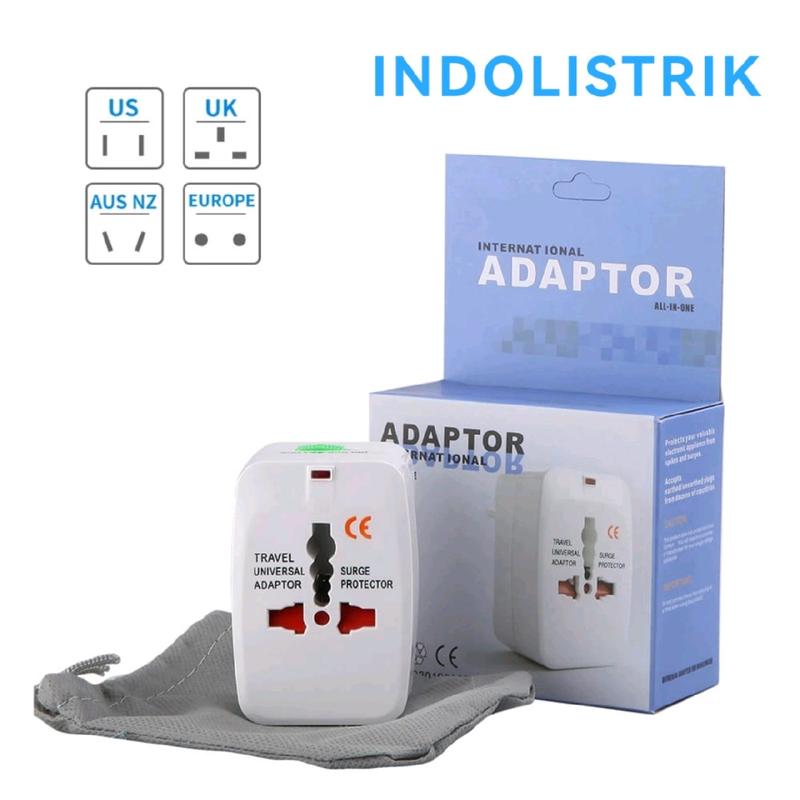 Over Steker Adaptor Internasional Colokan Listrik Travel Universal ...
