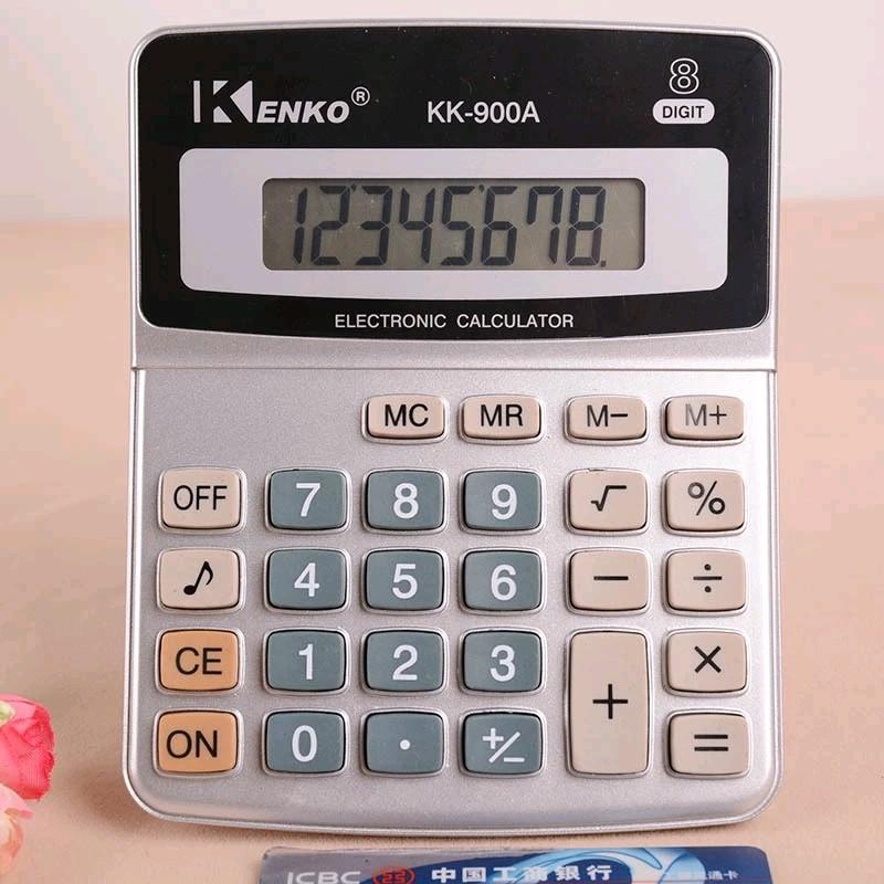 Hygge-Kalkulator Dagang 8 Digit Kenko KK-900A Calculator Ala - Shop ...