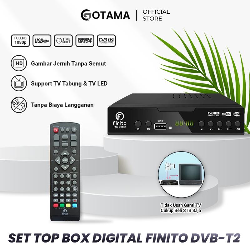 Set Top Box TV Digital Receiver Finito Besar Penerima Siaran - Shop ...