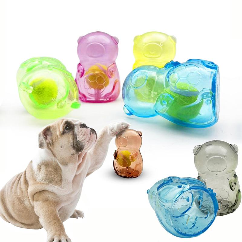 Interactive Bear Shaped Pet Toy, 1 Count Squeaky Pet Chew To - TikTok Shop
