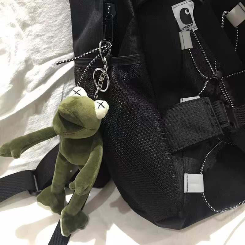COD INS Kaws Long Leg Frog Doll Keychain Pendant Cute Plush Doll ...