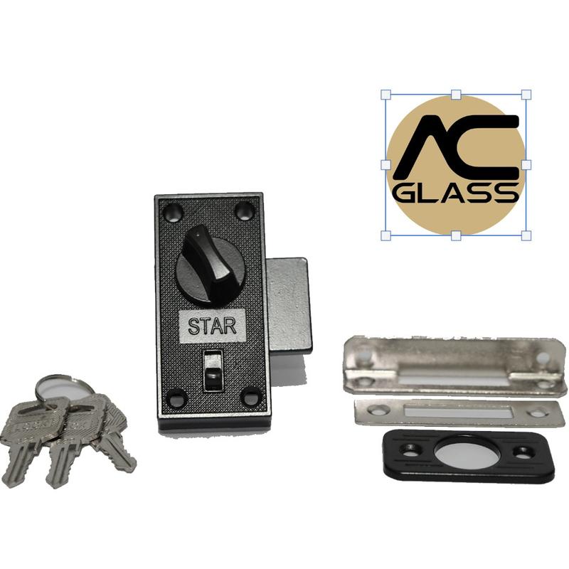 AC GLASS: ALPHA LOCK for doors and cabinets with 3 keys - TikTok Shop ...