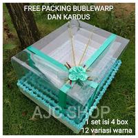 Promo Box Kotak Seserahan 1 set Isi 4 Pernikahan Mika Tempat Jewelery ...
