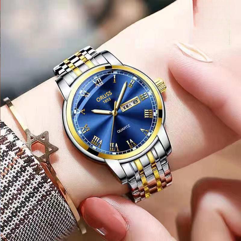 Jam Tangan Kuarza, Berkilau, Kalis Air, Pergerakan Automatik - TikTok ...